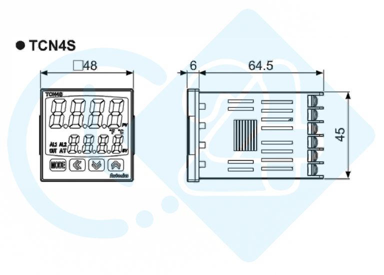 مشخصات، قیمت و خرید کنترلر دما آتونیکس AUTONICS TCN4S-24R