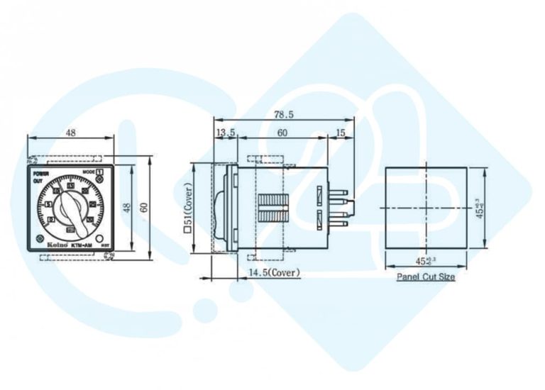 مشخصات ، قیمت و خرید تایمر 11 پایه کوینو KOINO KTM-AM11
