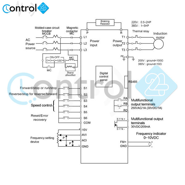 مشخصات،قیمت وخرید اینورتر تکو TECO E310 - نماینده اینورتر تکو