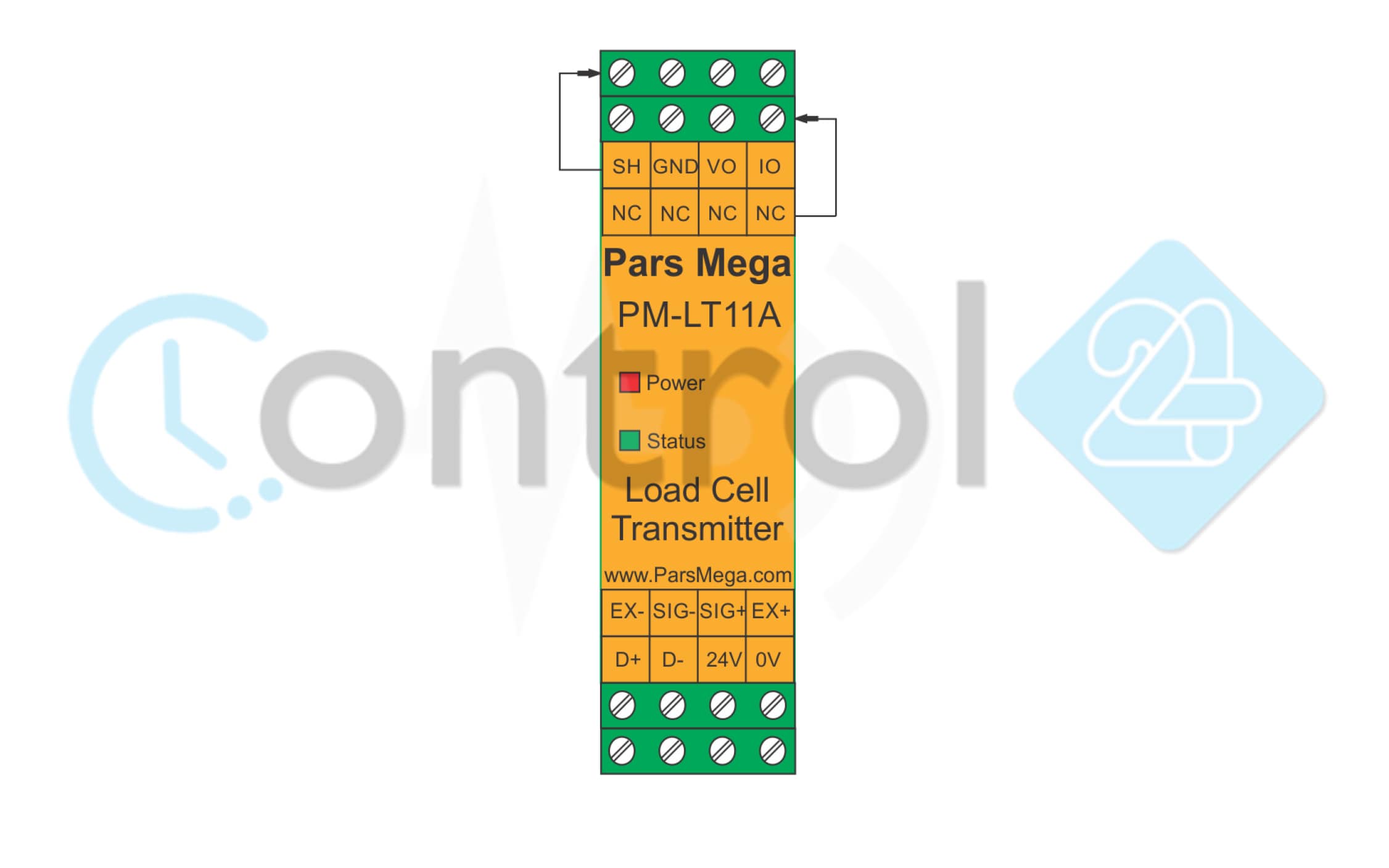 مشخصات ، قیمت و خرید ترانسمیتر وزن پارس مگا PARS MEGA PM-LT11A